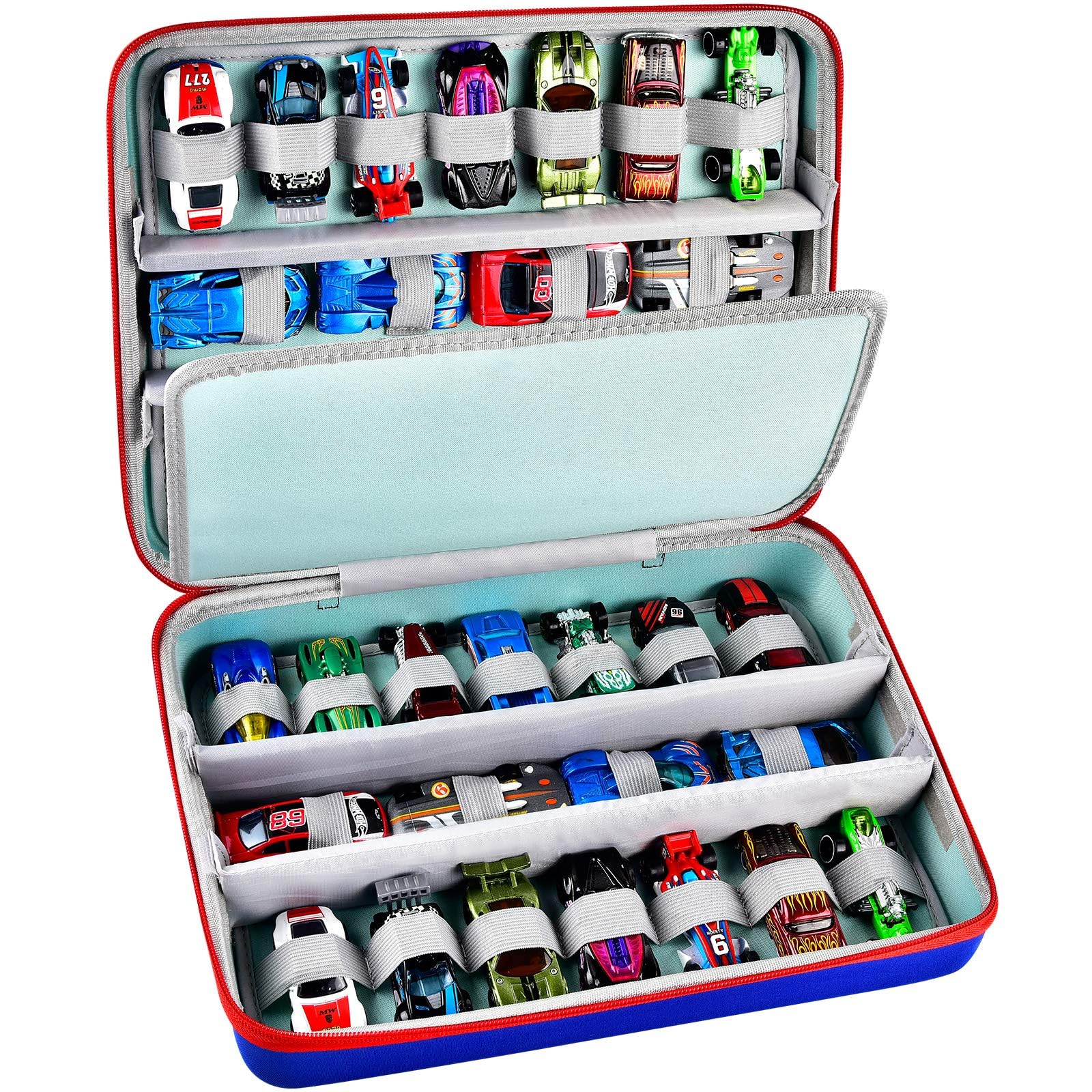 Amazon.com: GWCASE Toy Car Organizer Case Compatible with Hot Wheels ...