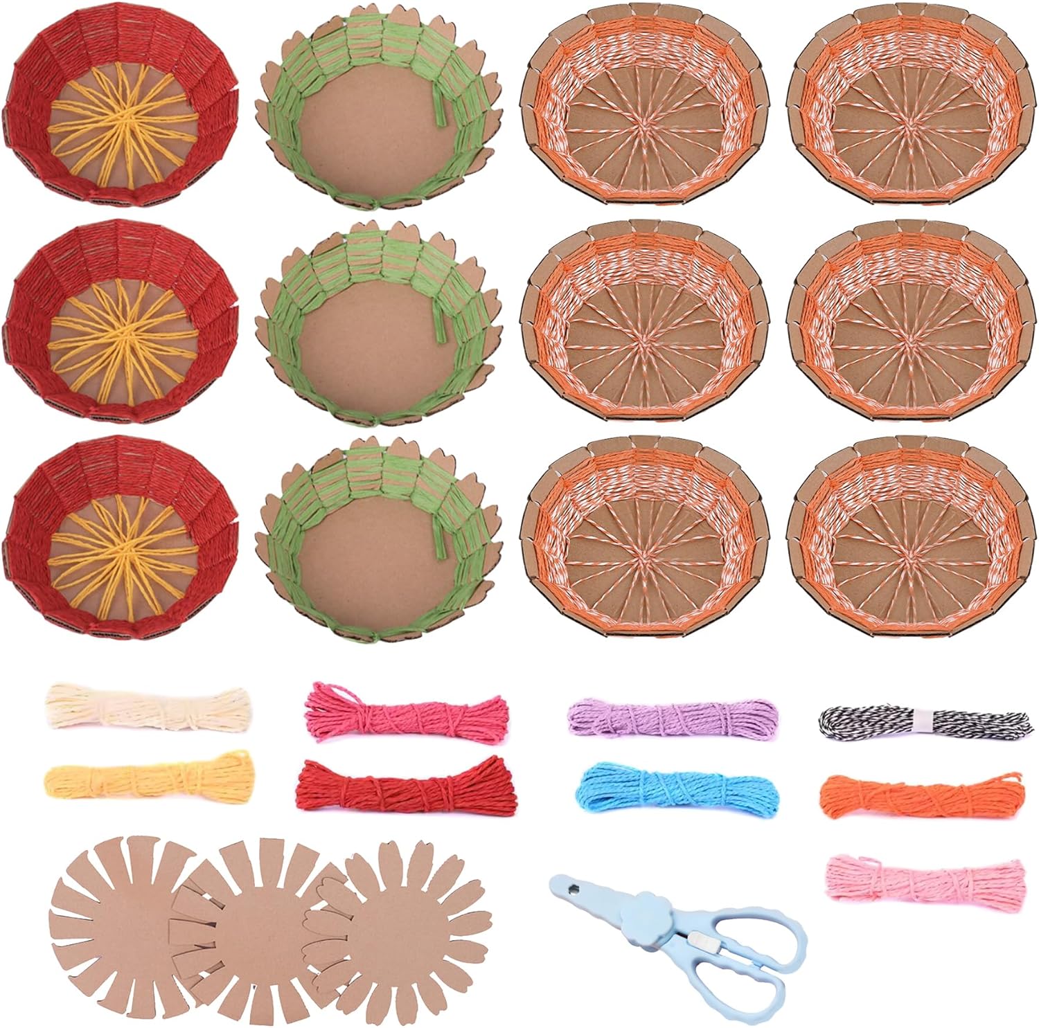 Amazon.com: 12 Pcs Basket Weaving Kit - Basket Weaving Supplies, Basket ...