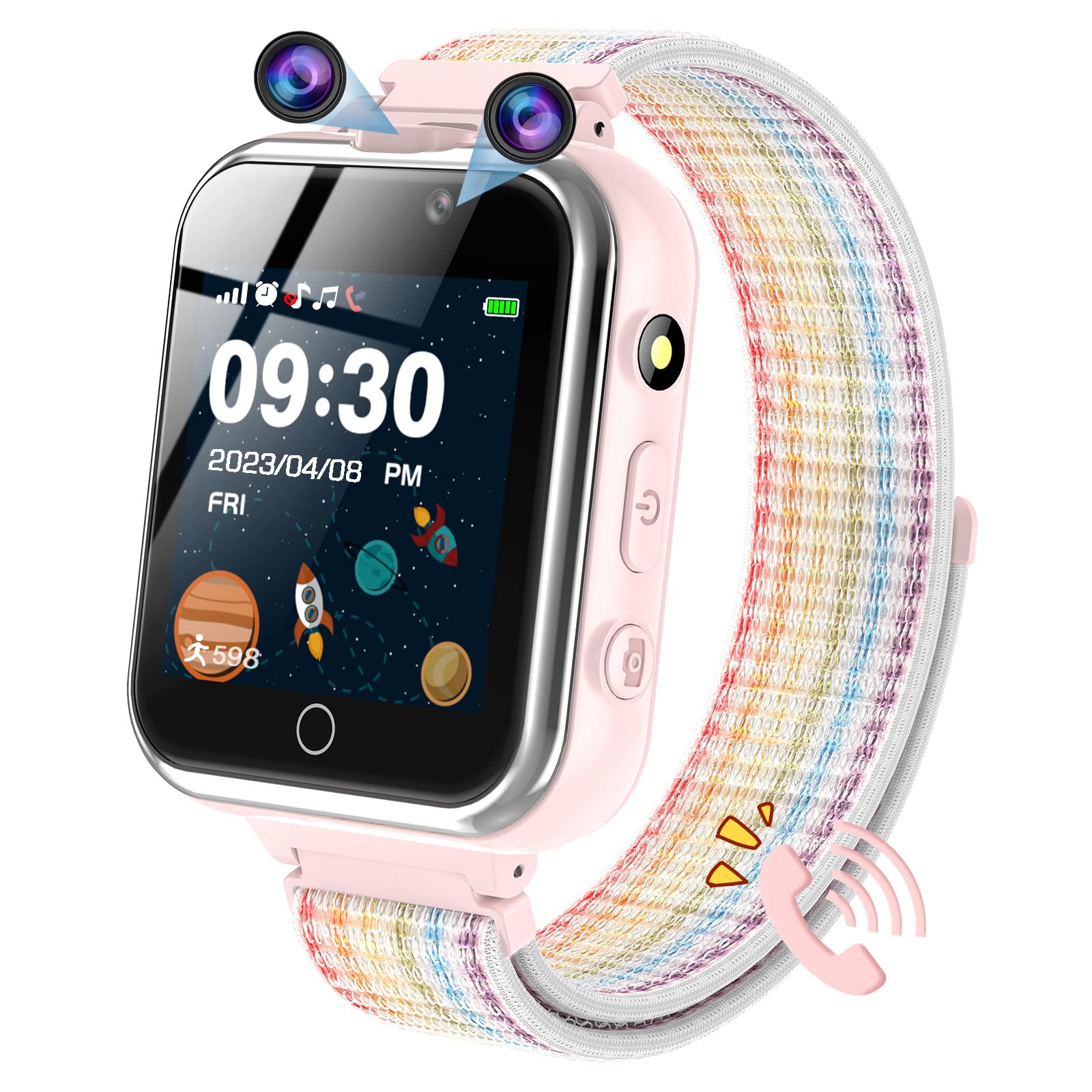 PTHTECHUS Kids Smartwatch, Reloj para niños con Puzzles, conversación ...
