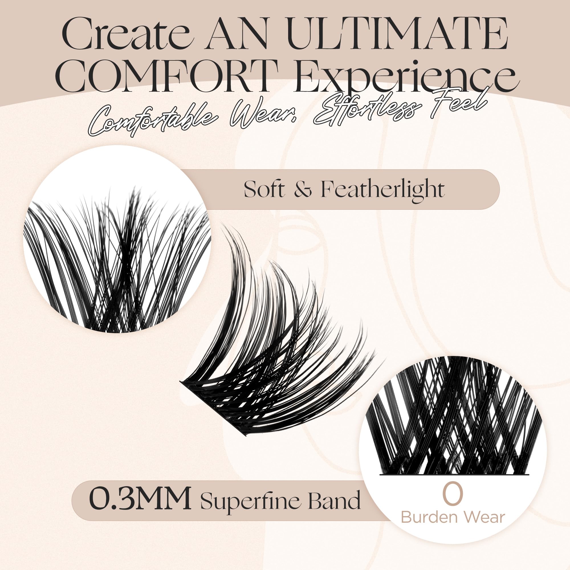 Snapklik.com : LASHVIEW Cluster Lashes DIY Cluster Eyelash Extensions ...