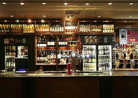 Amazon.com : BELECO 7x5ft Fabric Bar Backdrops for Photography ...