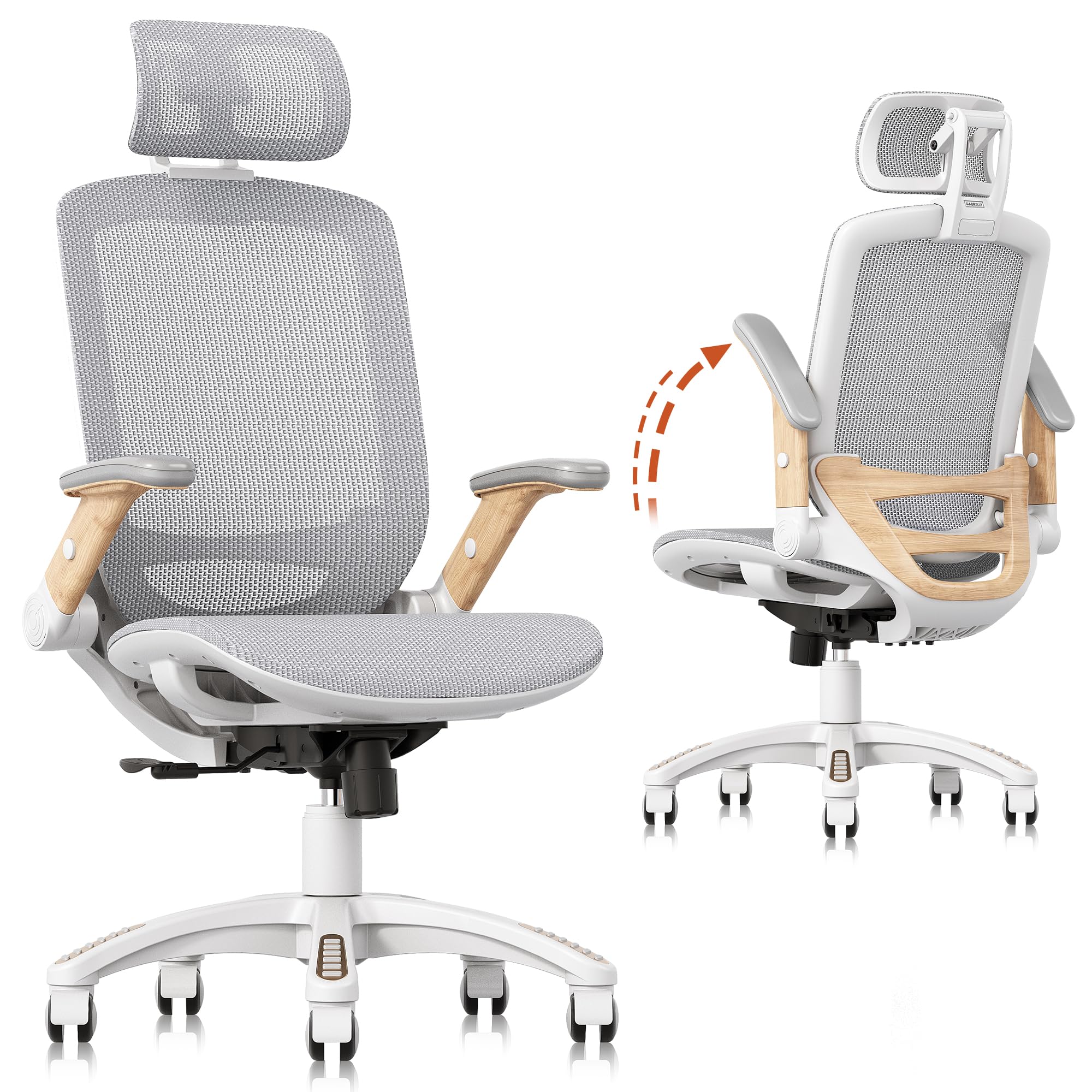 Snapklik.com : GABRYLLY Ergonomic Office Chair, High Back Home Desk Chair
