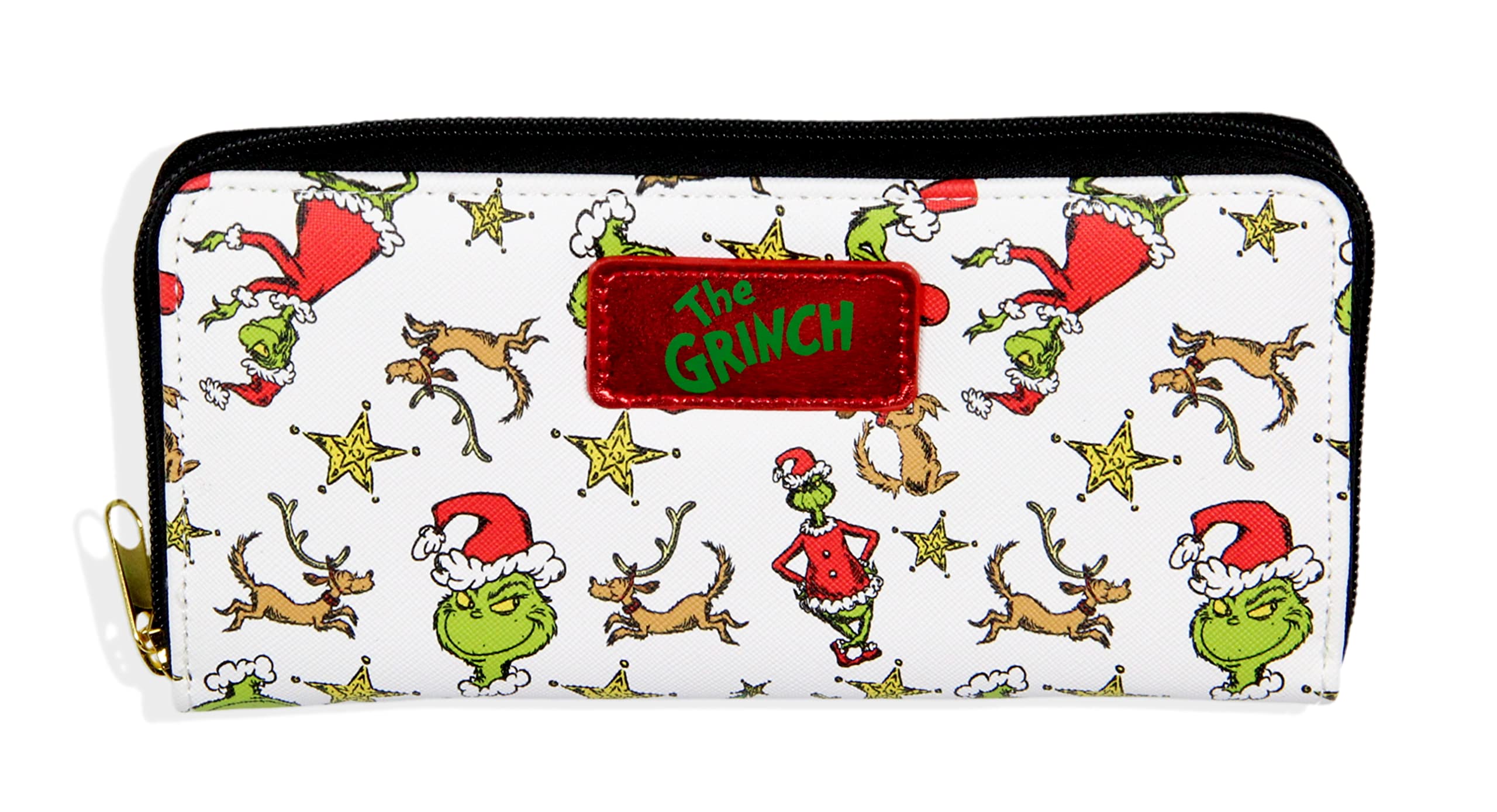 Bioworld How The Grinch Stole Christmas Grinch And Max faux Saffianno ...