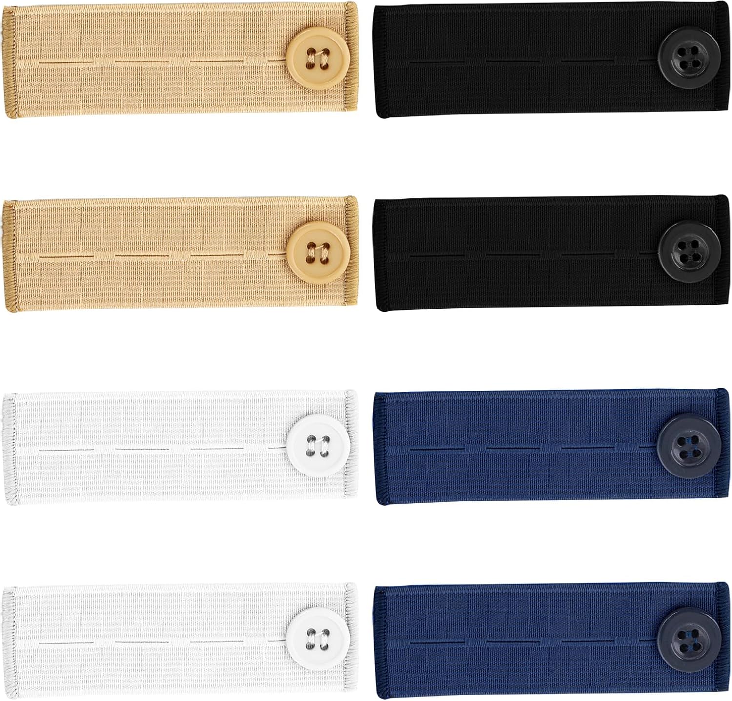 Amazon.com: Larrel 8PCS Waist Extender, Pants Button Adjustable Pants ...