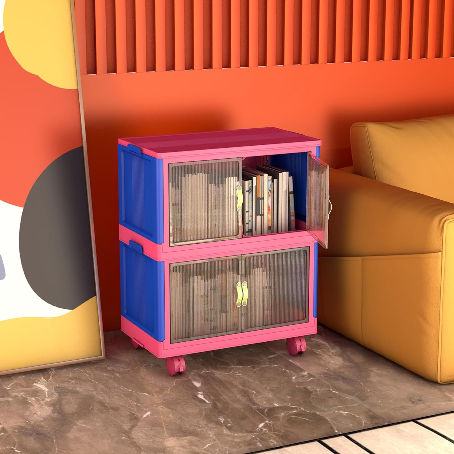 Amazon.com - SAILUN 2 Pack 19.5 Gal Stackable Storage Bins Folding ...