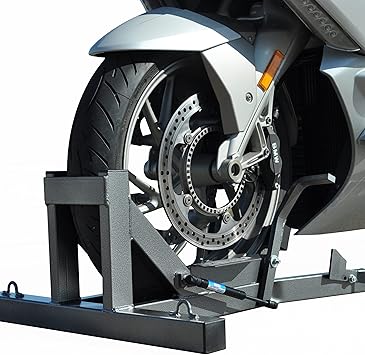 Amazon.com: WHEELDOCK Custom Motorcycle Wheel Chock Stand Made in The ...
