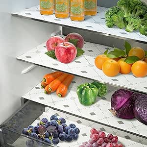 Amazon.com - No-Slip Refrigerator Mats 17.7INx12FT Roll, Absorbent ...