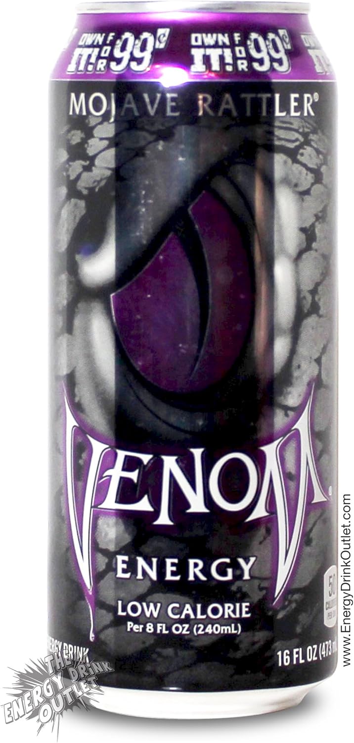 Amazon.com: Venom Energy Drink Mojave Rattler, 16 Ounce (16 Cans ...