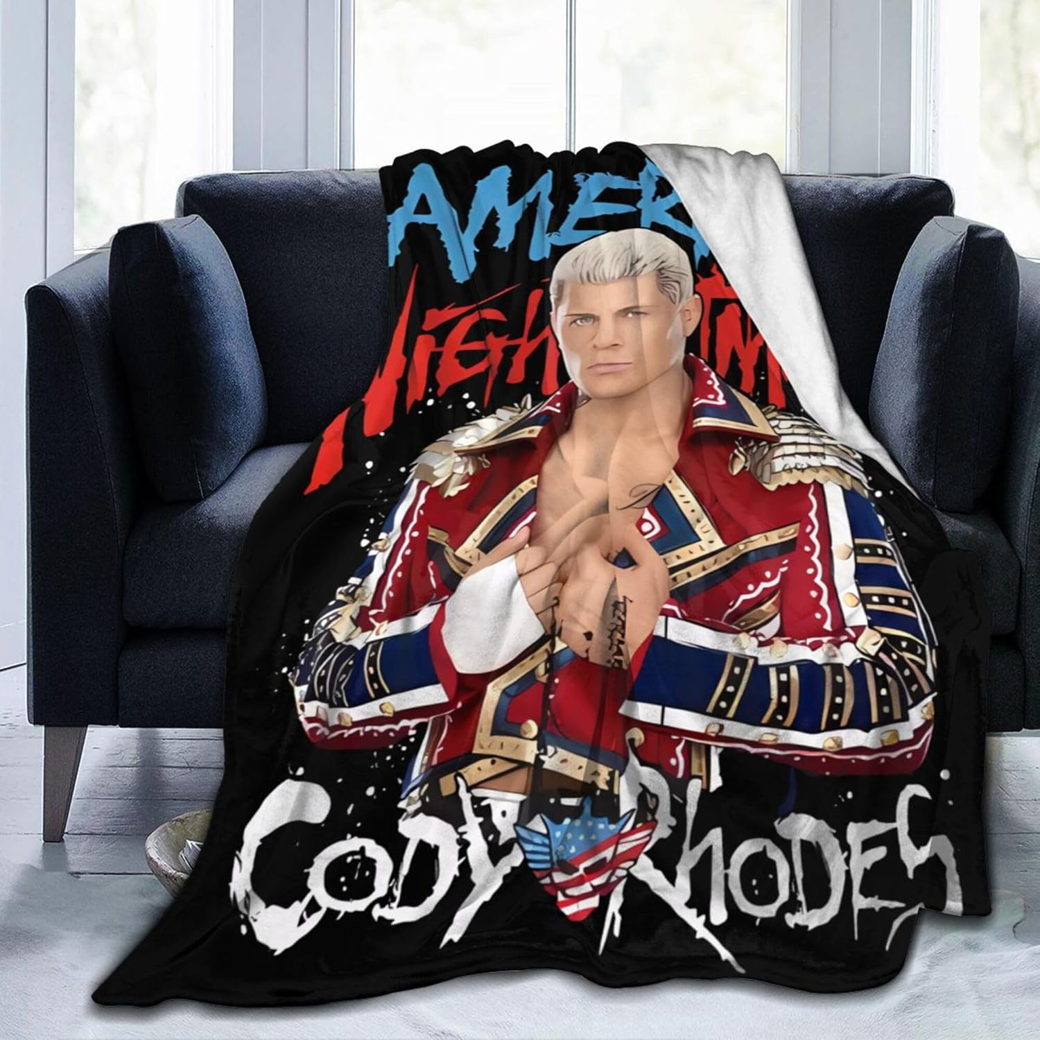 Amazon.com: SMBOE Flannel Fleece Blankets Cody Boxer Rhodes Throws ...