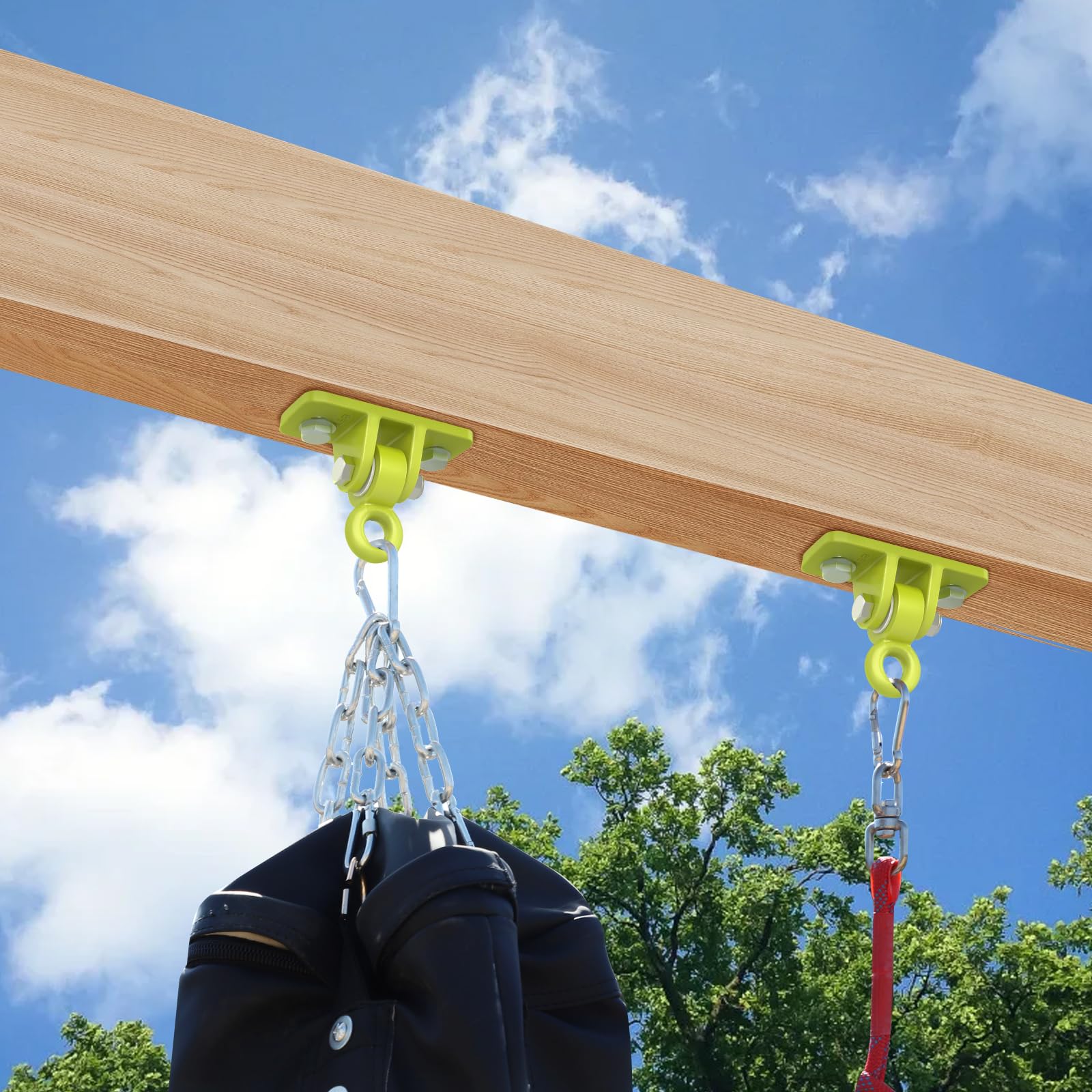 Snapklik.com : Swing Hangers Heavy Duty Porch Swing Hanging Kit For ...