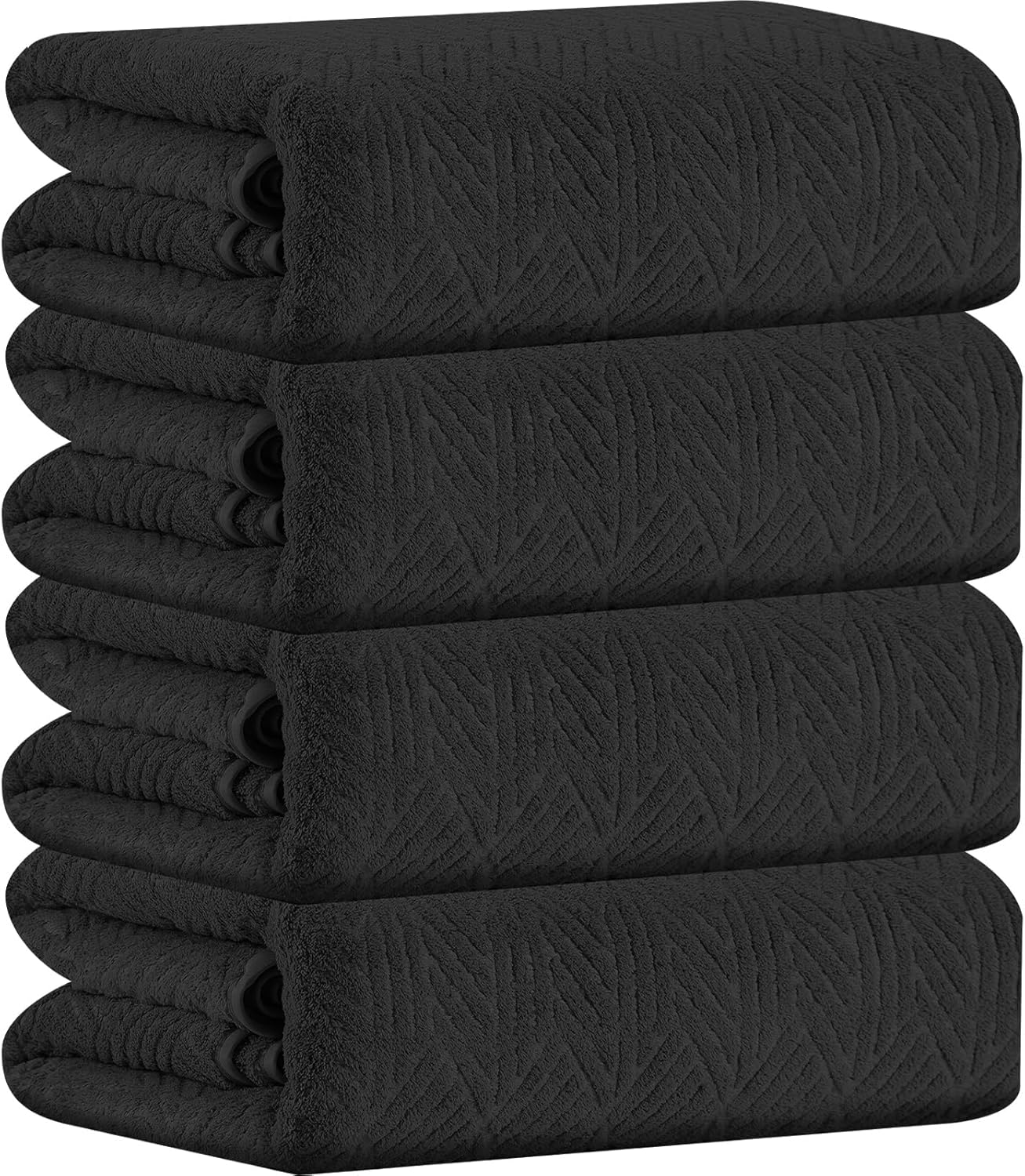 Amazon.com: CHINO Black Bathroom Towel Set,35x70 Inch Bath Sheets ...