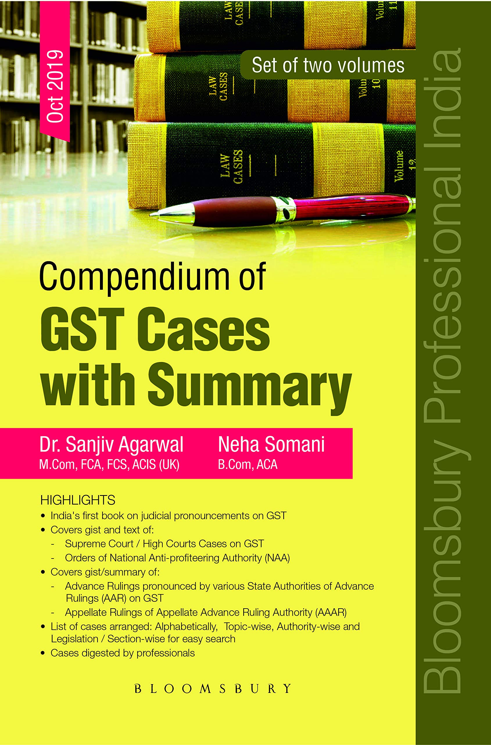Buy Compendium of GST Cases with Summary (In 2 Volumes) Book Online at ...