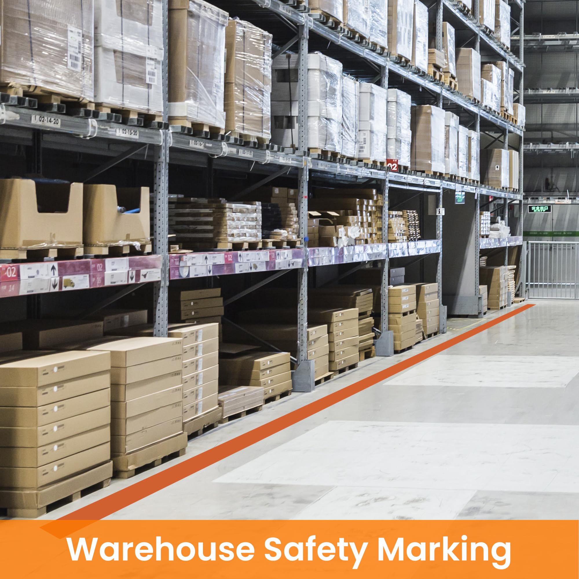 Snapklik.com : Floor Tape Orange Vinyl Tape 3" X 36 Yds, Floor Caution ...