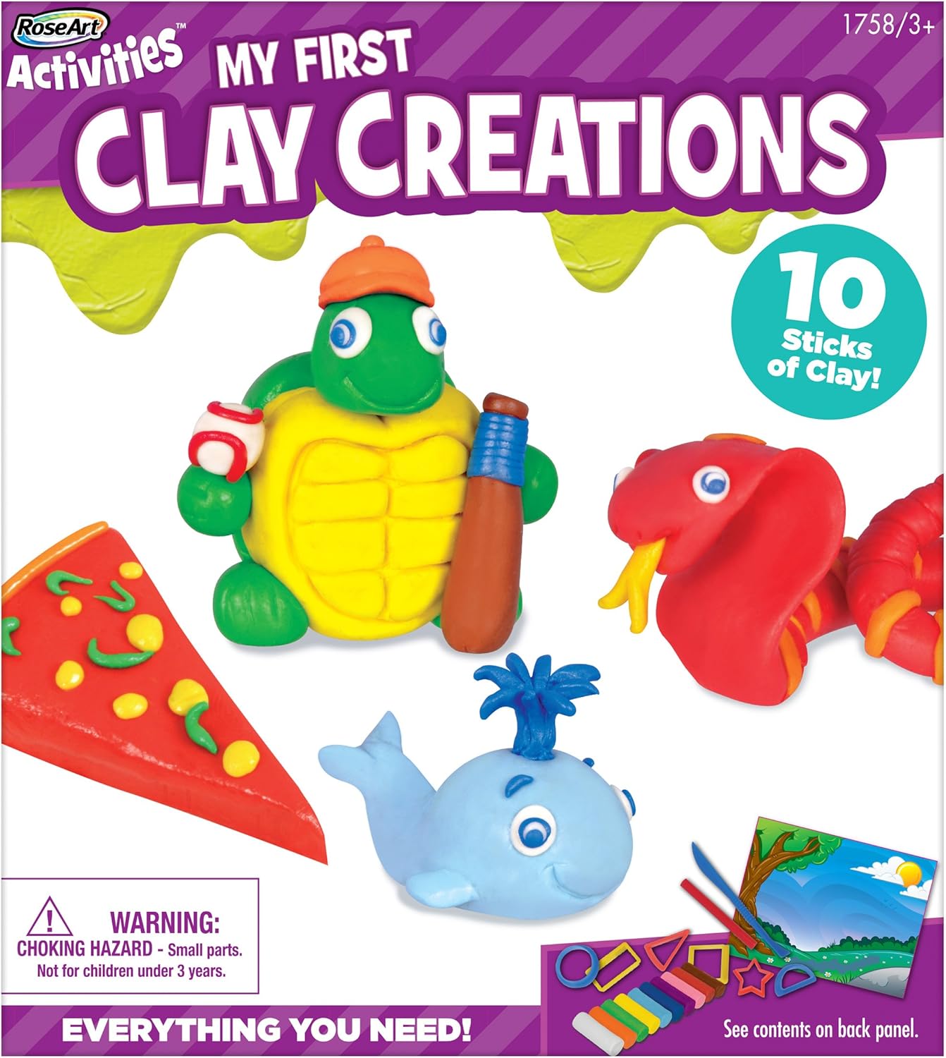 Amazon.com: RoseArt My First Clay Creations Craft Kit : Toys & Games