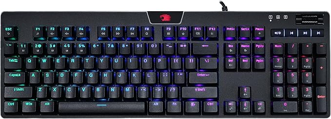 Amazon.com: iBUYPOWER MEK 4 Mechanical Gaming Keyboard - RGB LED Wired ...
