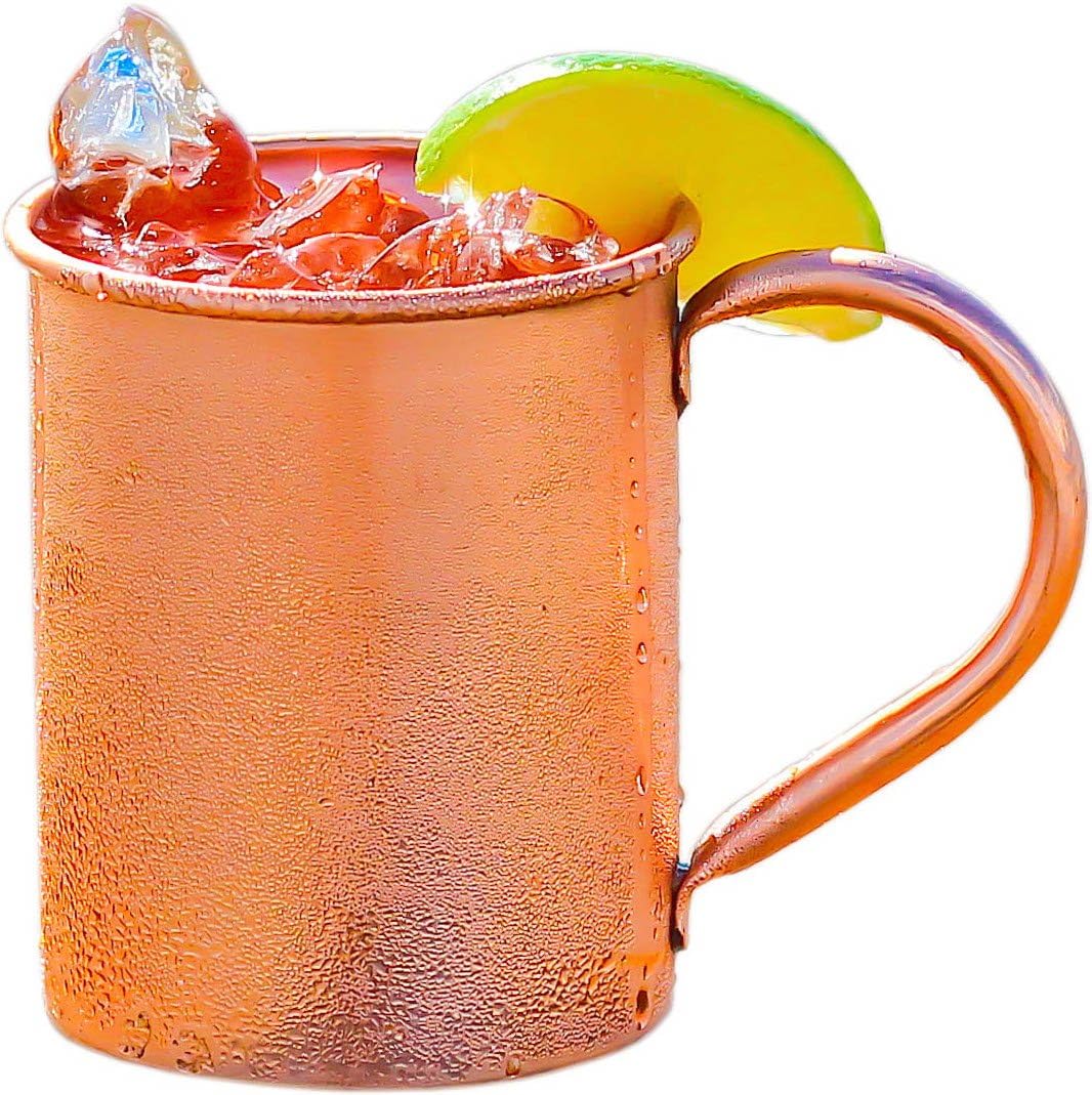 Amazon.com: Purecopper 100% Copper Mug For Moscow Mule - Solid Pure ...