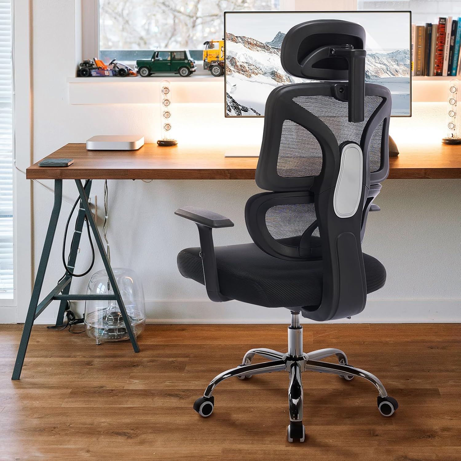Amazon.com: ACCHAR Desk Office Chair,Ergonomic High Back Computer Chair ...