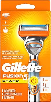 GILLETTE FUSION5 RAZOR WITH ONE BLADE REFILL : Amazon.co.uk: Health ...