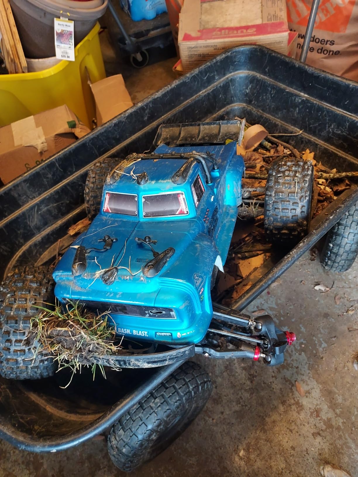 Amazon.com: ARRMA Super Basher Front Bumper ARA320573 Elec Car/Truck ...