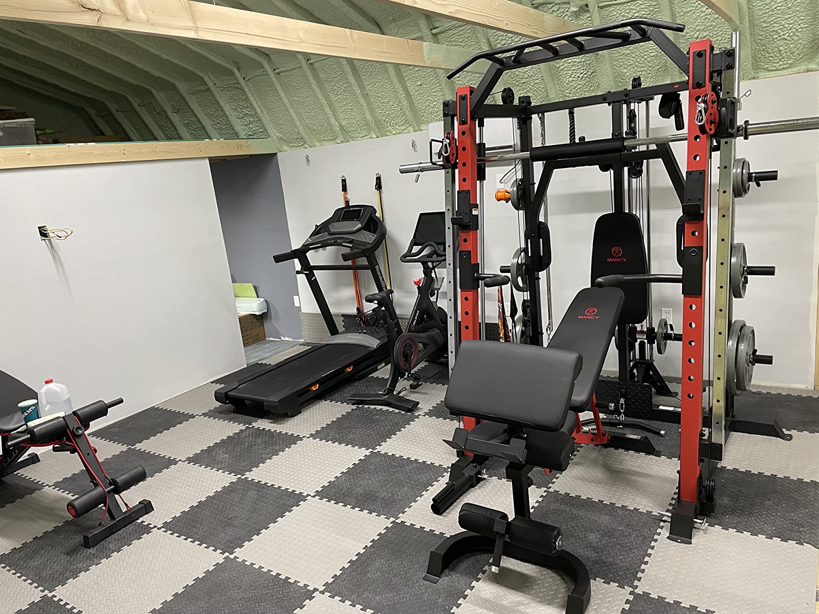 $89/mo - Finance Marcy Smith Machine Cage System Home Gym Multifunction ...