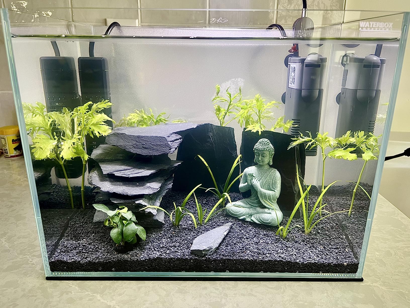 $3/mo - Finance livelyfish Aquarium Buddha Statue Japanese Buddah ...