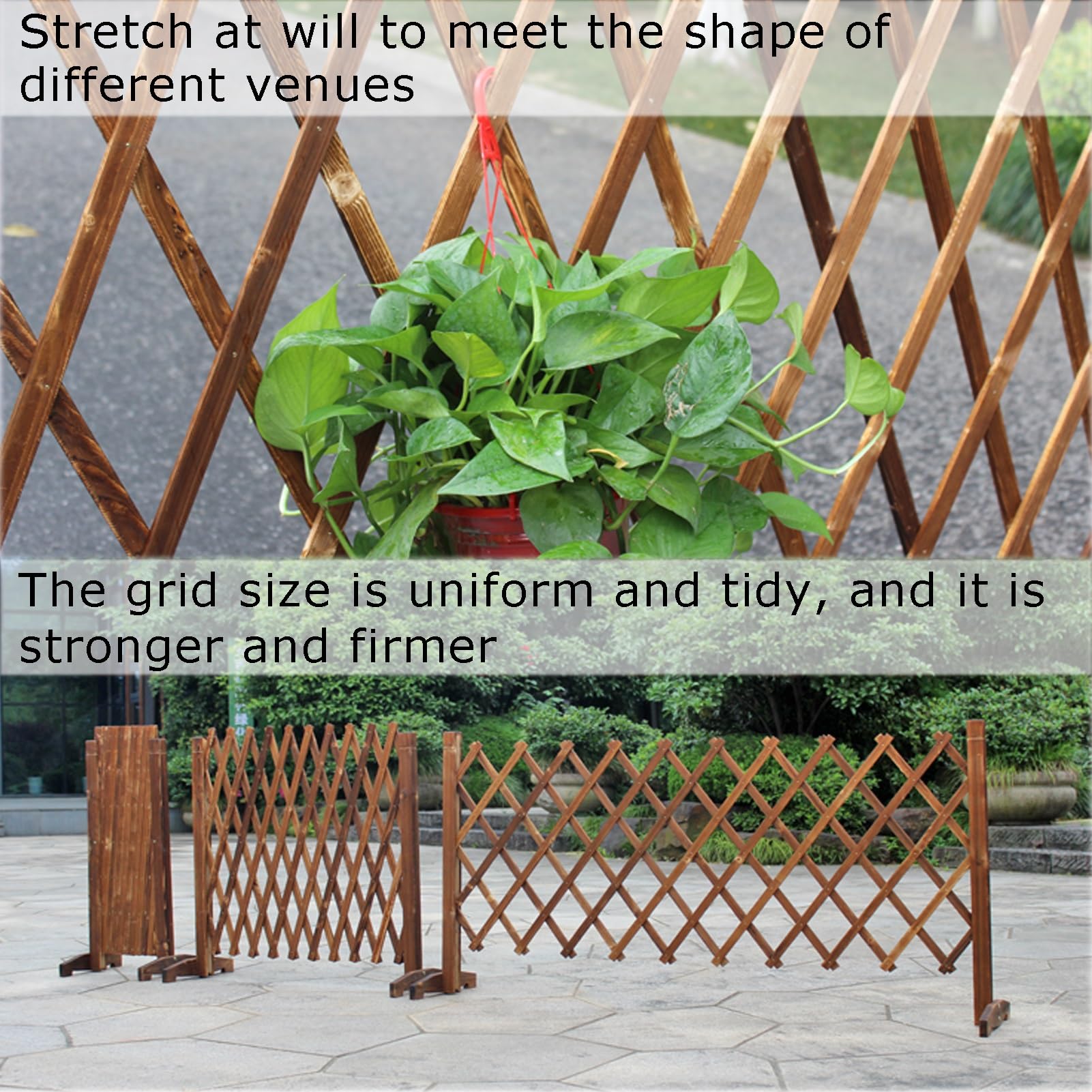 Four Foot Solid Wood Fence