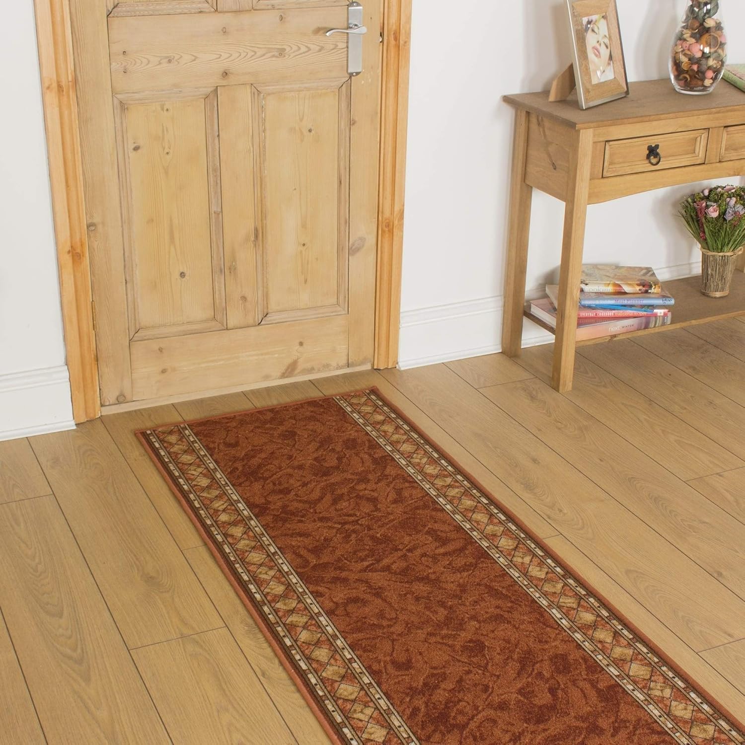 runrug Loop Pile Hallway Runner Rug - Tight-Knit Hardwearing Carpet for ...