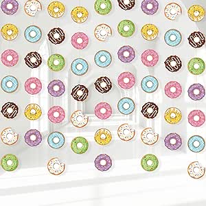 Amazon.com: Herdear 8 Pieces Donut Party Banners Doughnut Grow Party ...
