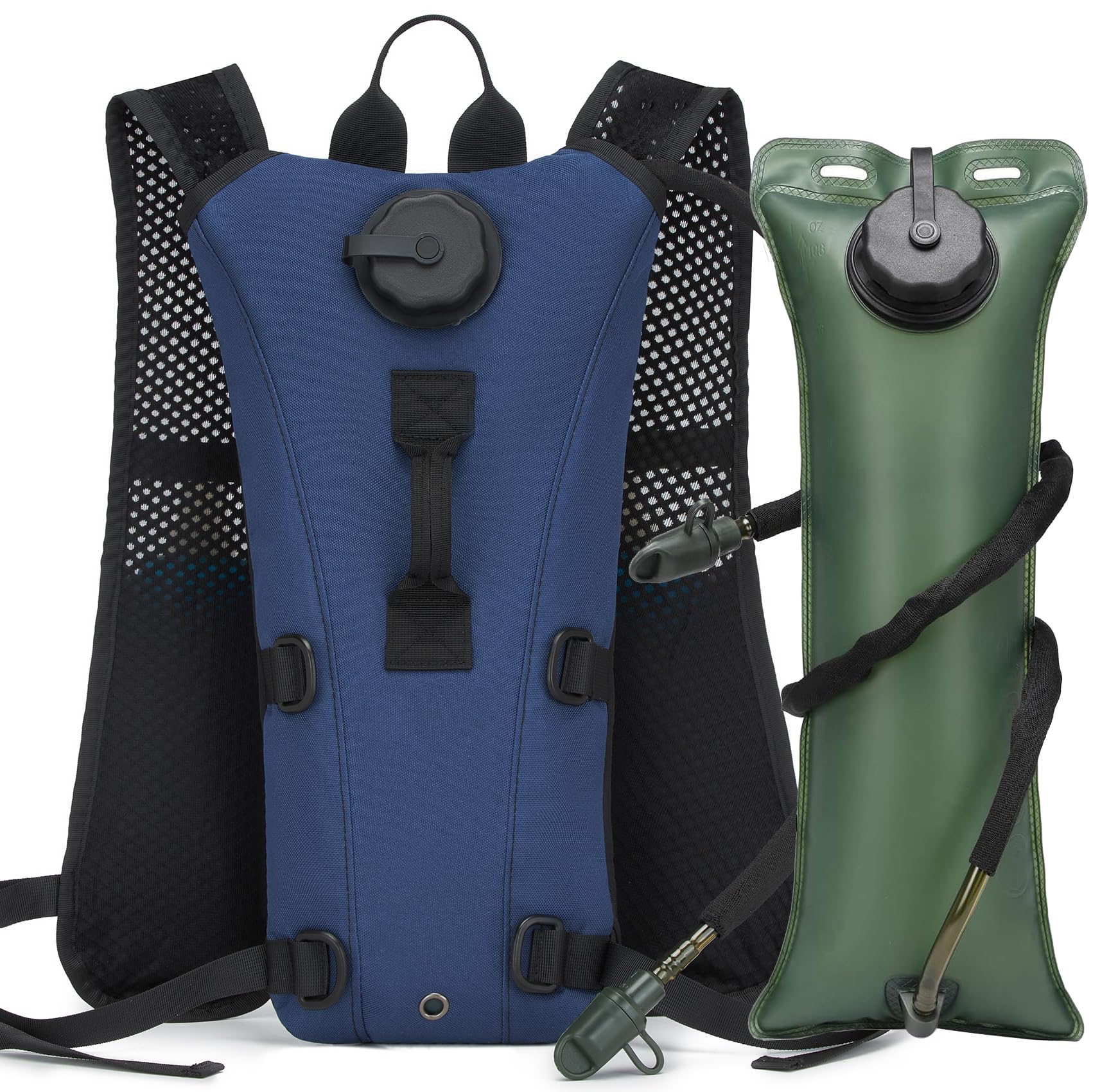 Snapklik.com : Running Hydration Vest Pack Tactical 3L Water Bladder ...