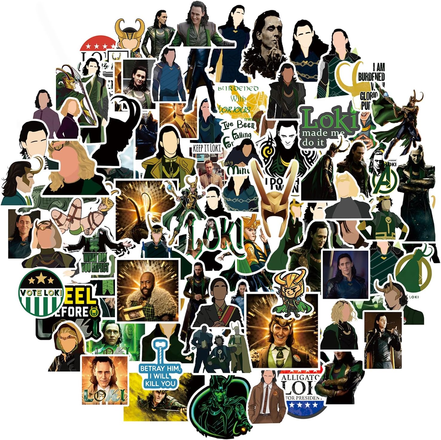 Amazon.com - Alligator Loki Bumper Sticker Vinyl Decal 5 inches