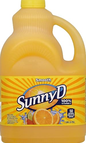 Amazon.com: Sunny Delight, Smooth & Sweet Citrus, 128 Fl Oz Bottle ...