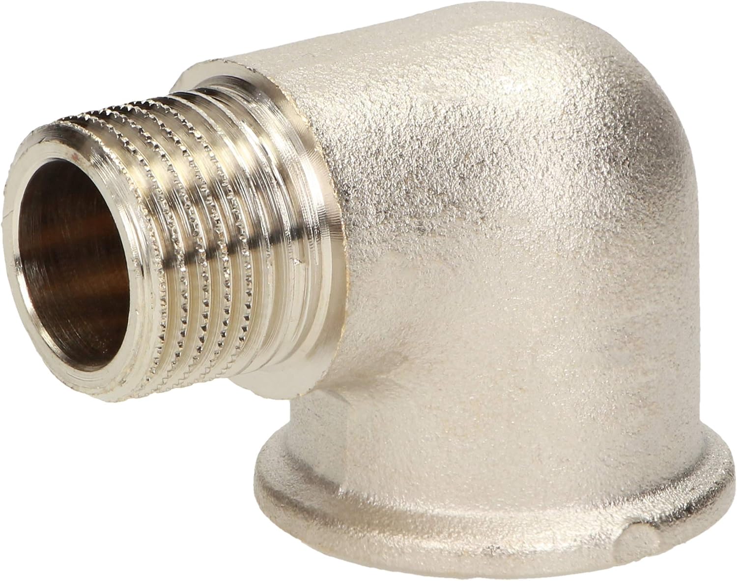 RIAT I Coude laiton nicklé reduit 90° I raccord plomberie I connecteur ...
