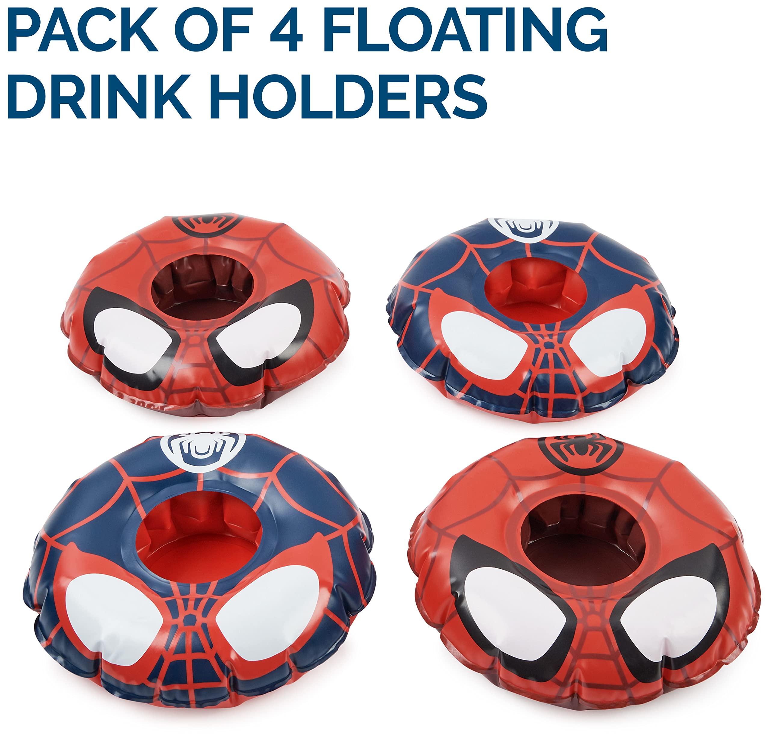 Snapklik.com : Swimways Marvel Spidey Floating Drink Holders ...
