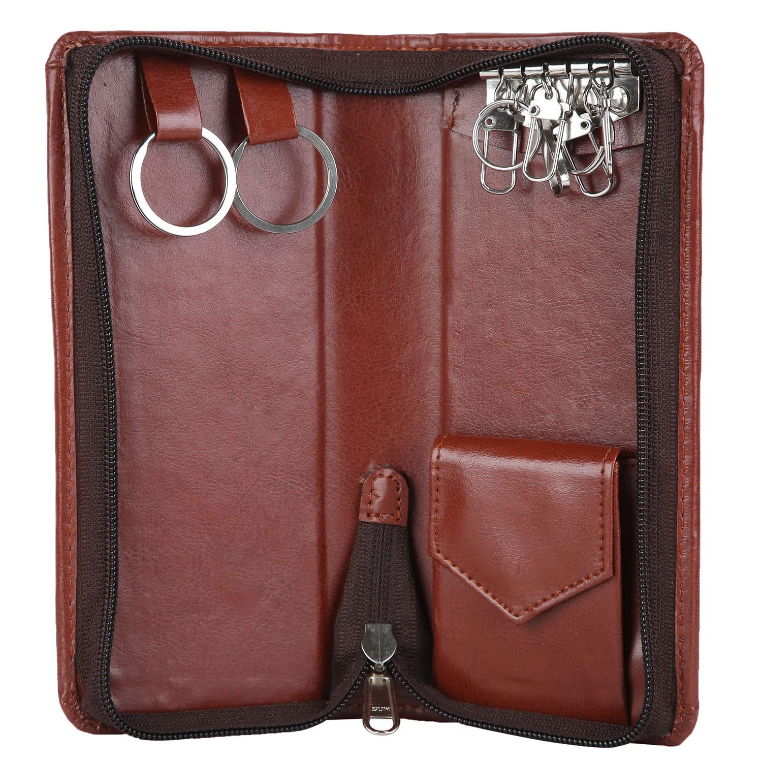Essart PU Leather Key Case Pouch Wallet Keychain Key pouch holder Men ...