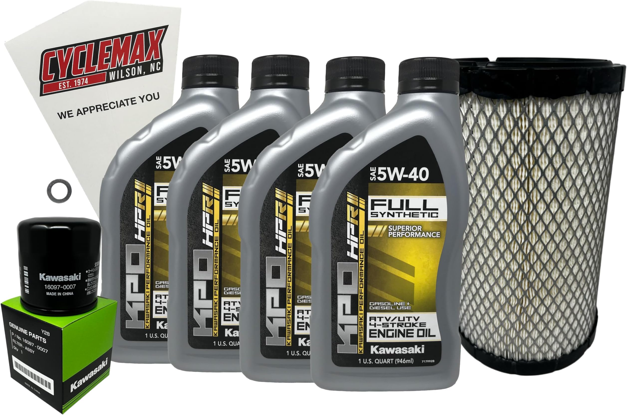 Amazon.com: Cyclemax Full Synthetic Oil Change Kit compatible with 2020 ...