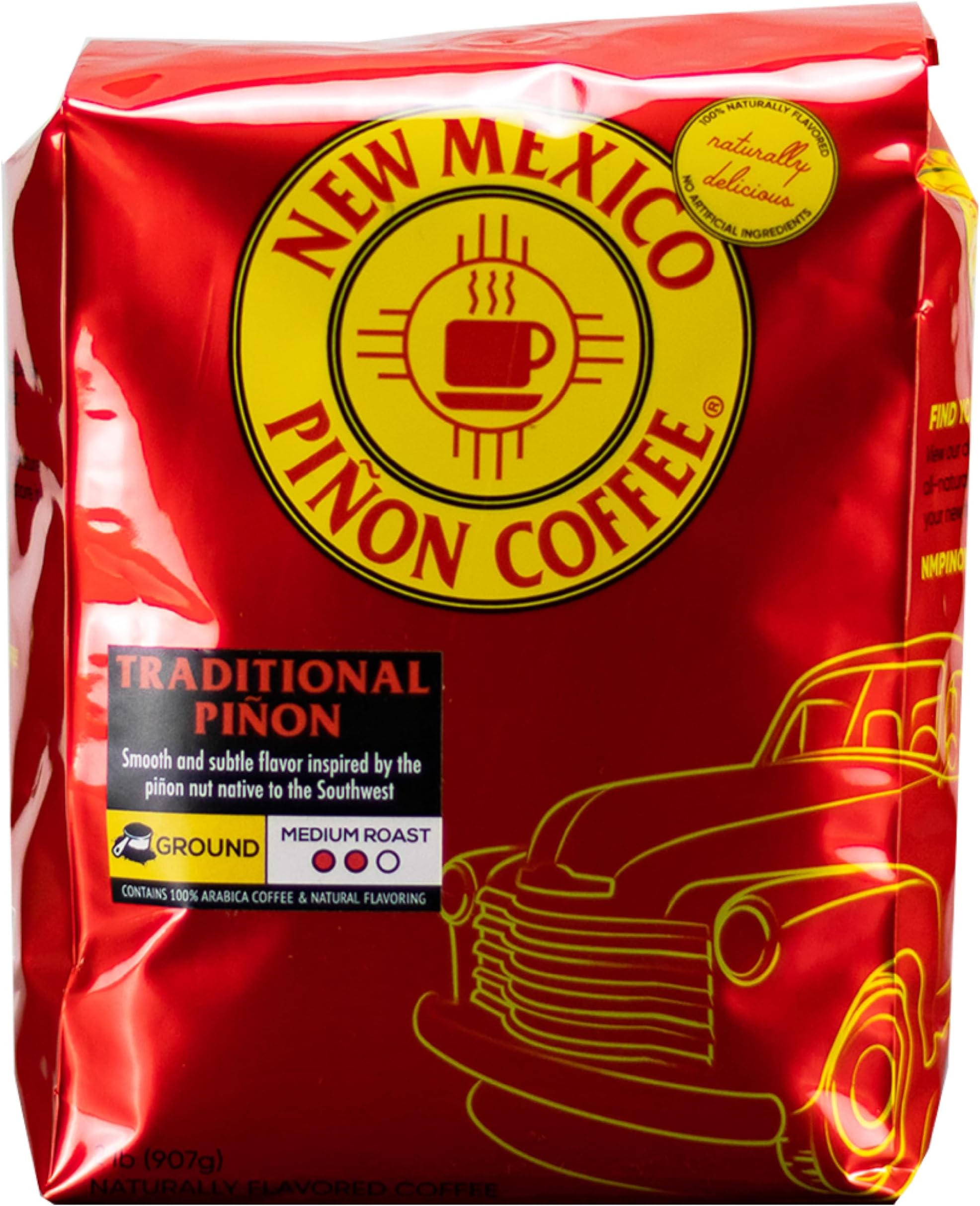 Amazon.com : SANTA FE GOURMET COFFEE (Pinon Whole Bean) : Grocery ...