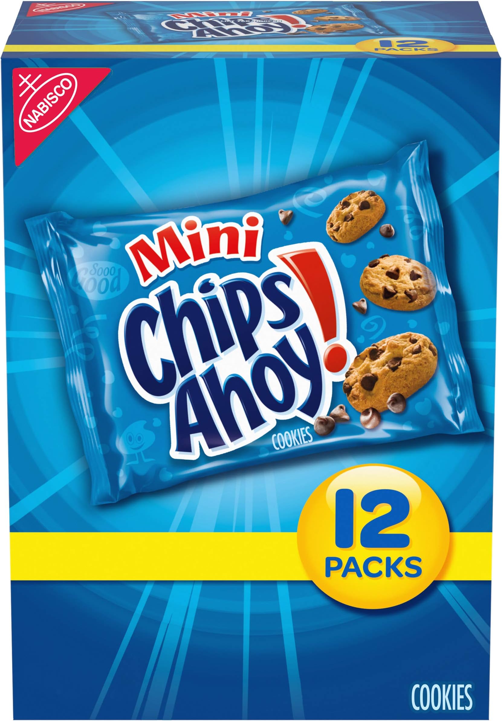 Amazon.com: CHIPS AHOY! Chewy Chocolate Chip Cookies, 12 - 13 oz Packs ...