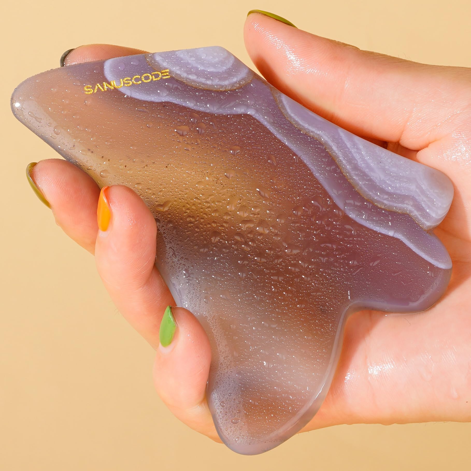 Gua Sha Stone, Gua Sha Facial Tools, Authentic Agate Stone Guasha Tool ...