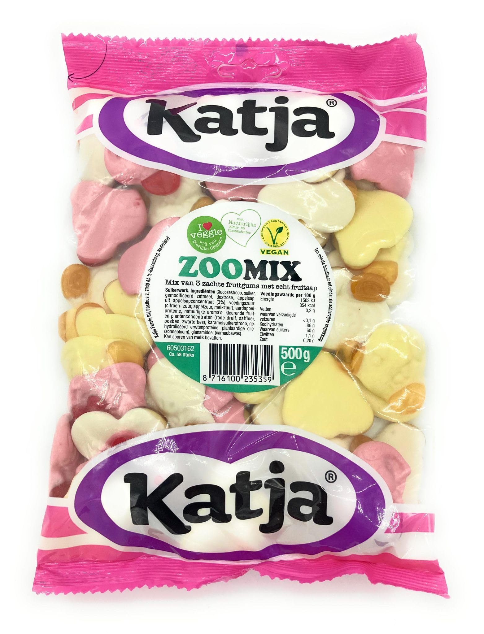 Amazon.com : Katja Zoo Mix | Fruity Candy Mix | 500g 17.63 ounce ...