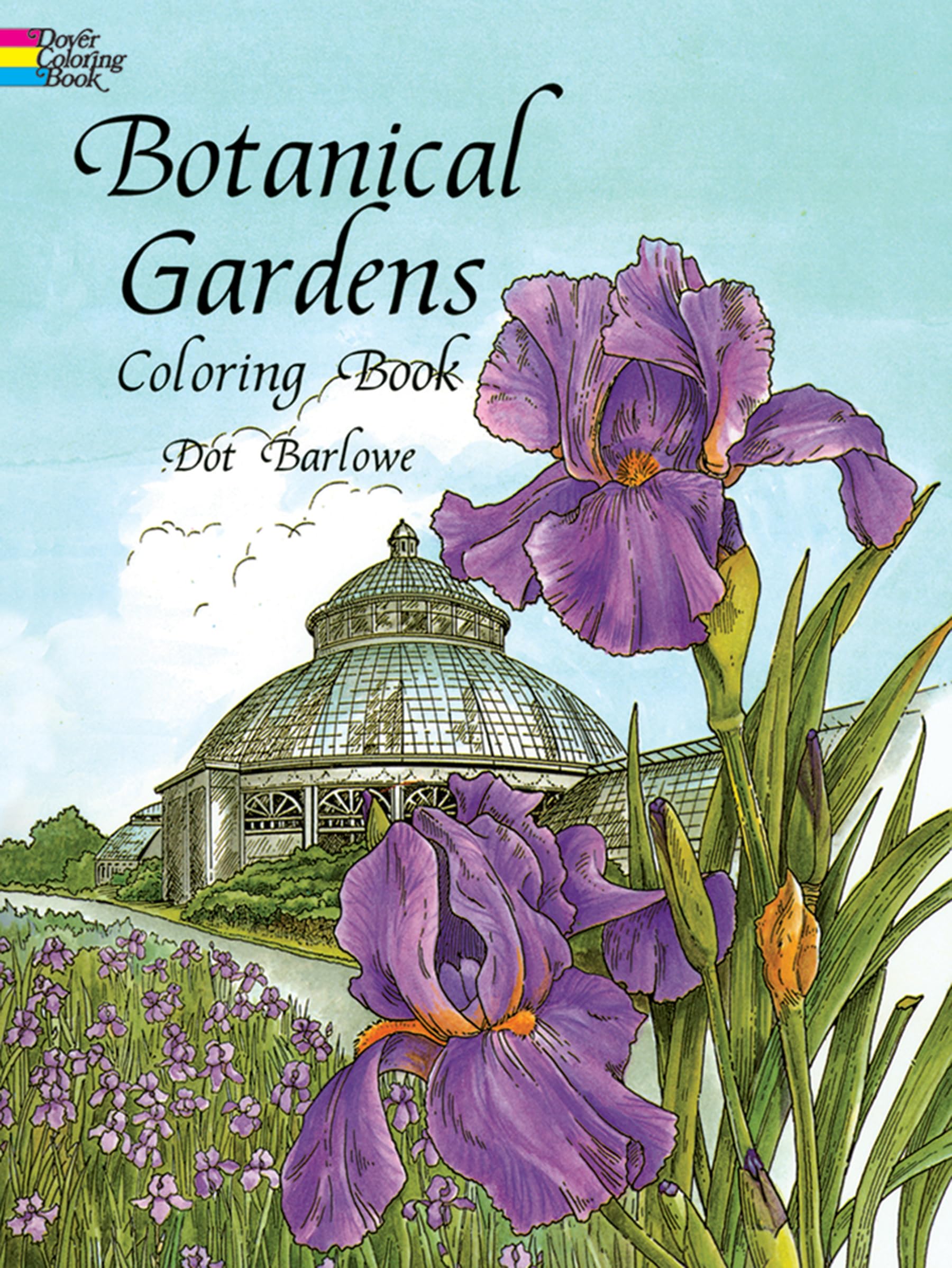 Botanical Gardens Coloring Book Dover Nature Coloring Book | Desertcart UAE