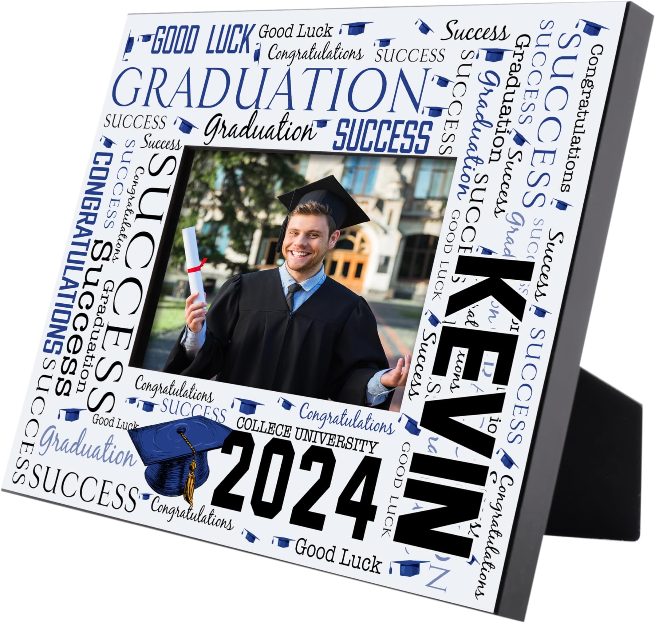 Amazon.com - Graduation Picture Frame With Stand, Behind You All Your ...
