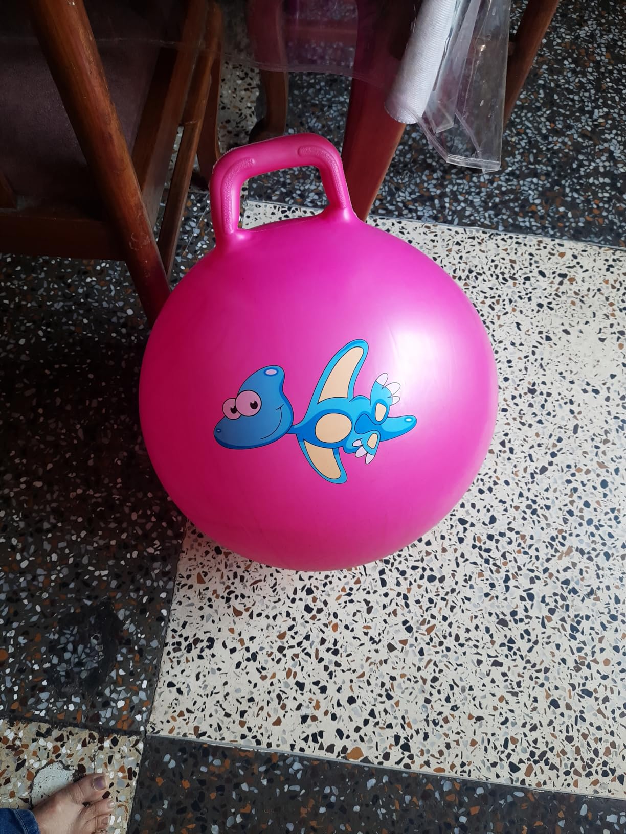 AWOKZA Kids Hop Ball Sit and Bounce Jumping Ball Hoppity Ball Kangaroo ...