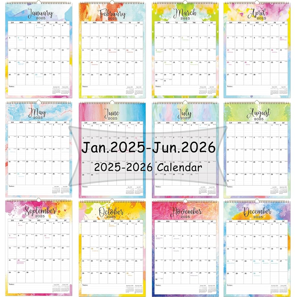 2025-2026 Wall Calendar 12 x 17, large Wall Nepal | Ubuy