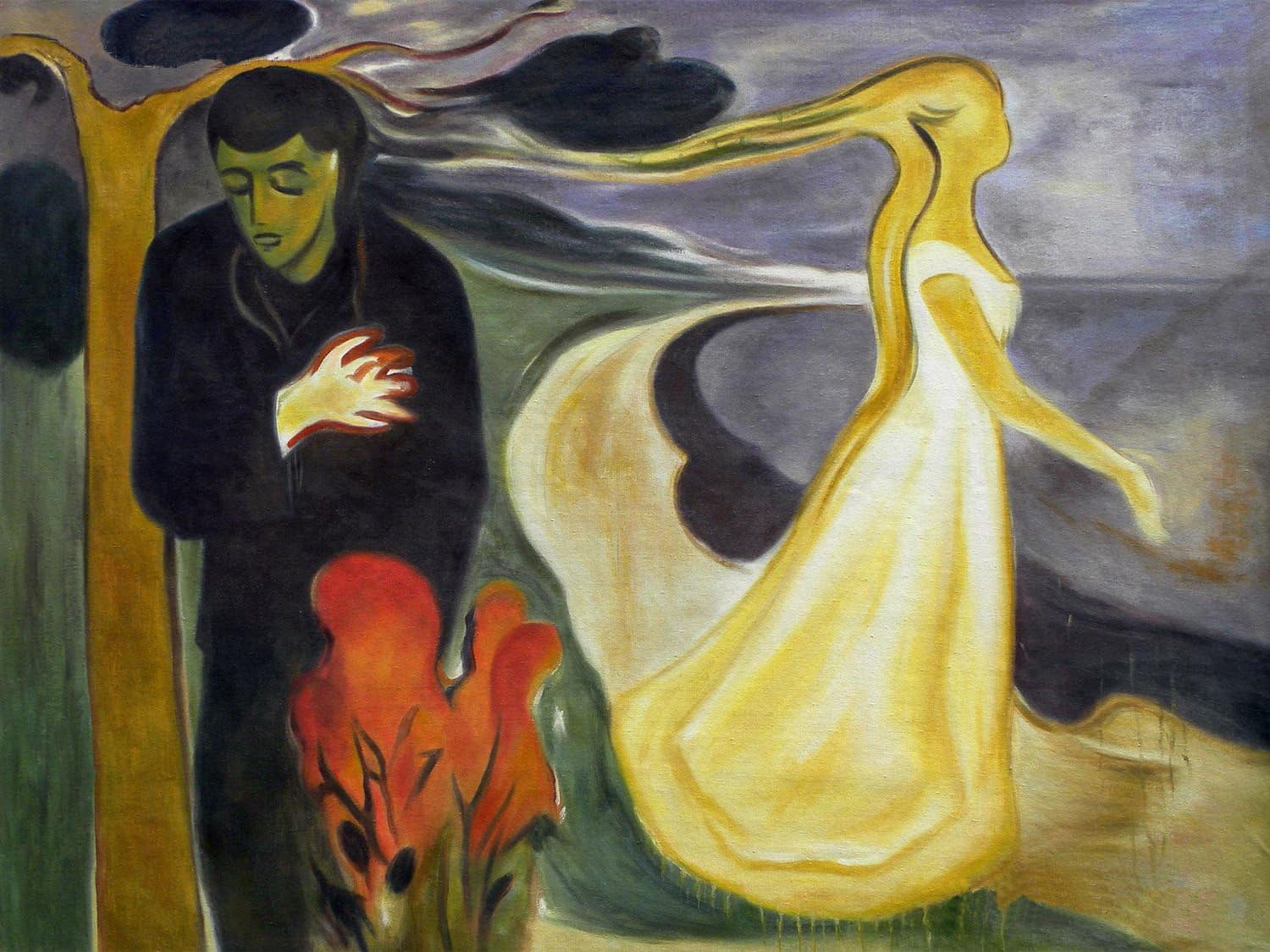 Amazon.com: Seperation By Edvard Munch Canvas Print 12x16: Home & Kitchen