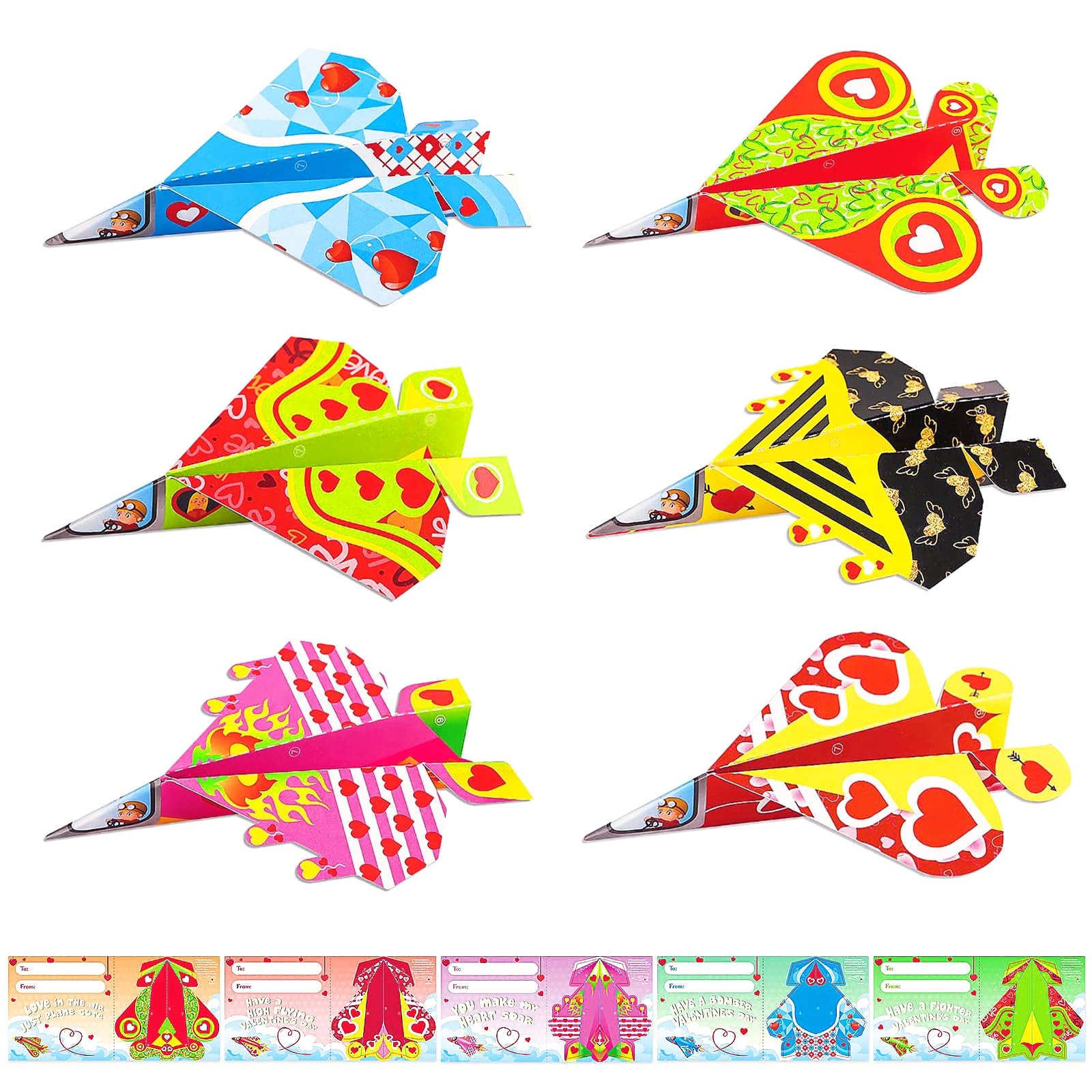 FLYAB Valentine's Day Cards for Kids Classroom - 30 Pack Funny Paper ...