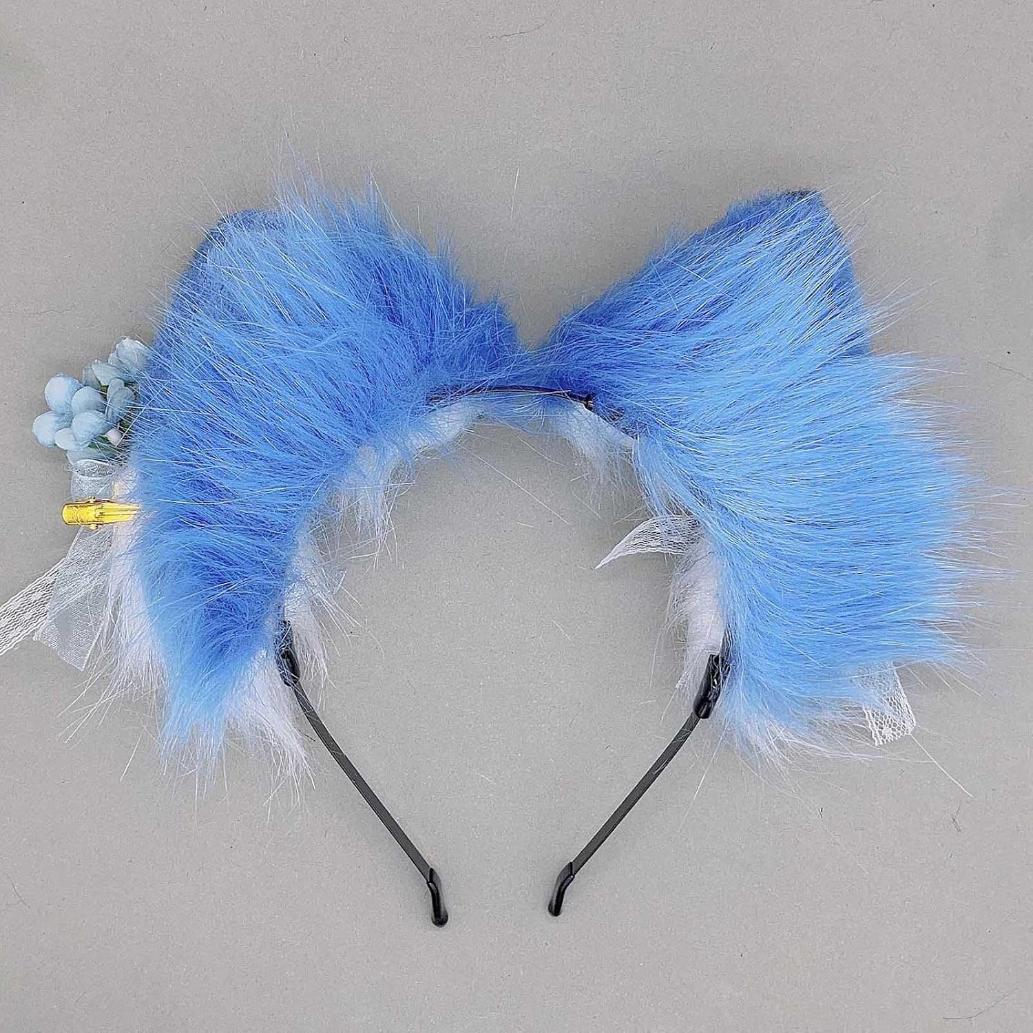 KYC Orejas de animales Kawaii de peluche con orejas de gato para el ...