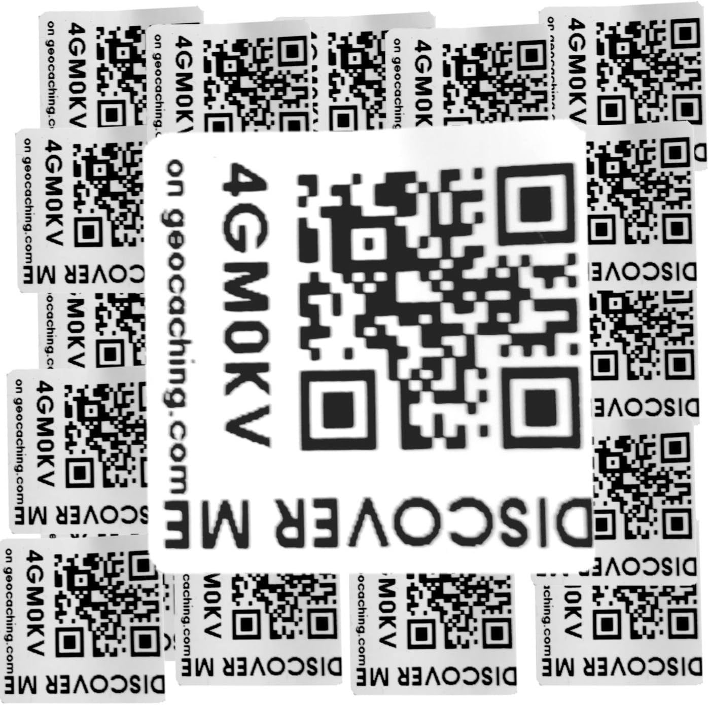 AllCachedUp 20 x Geocaching Trackable Discoverable Mini QR Code Cache ...