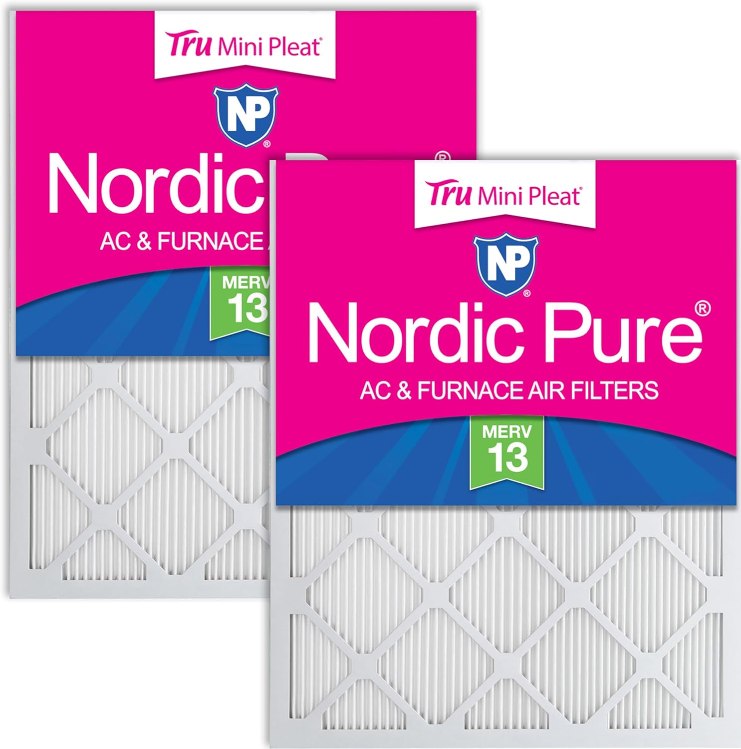 Amazon.com: Nordic Pure 16x20x1 (Actual Size: 15 1/2 x 19 1/2 x 3/4 ...