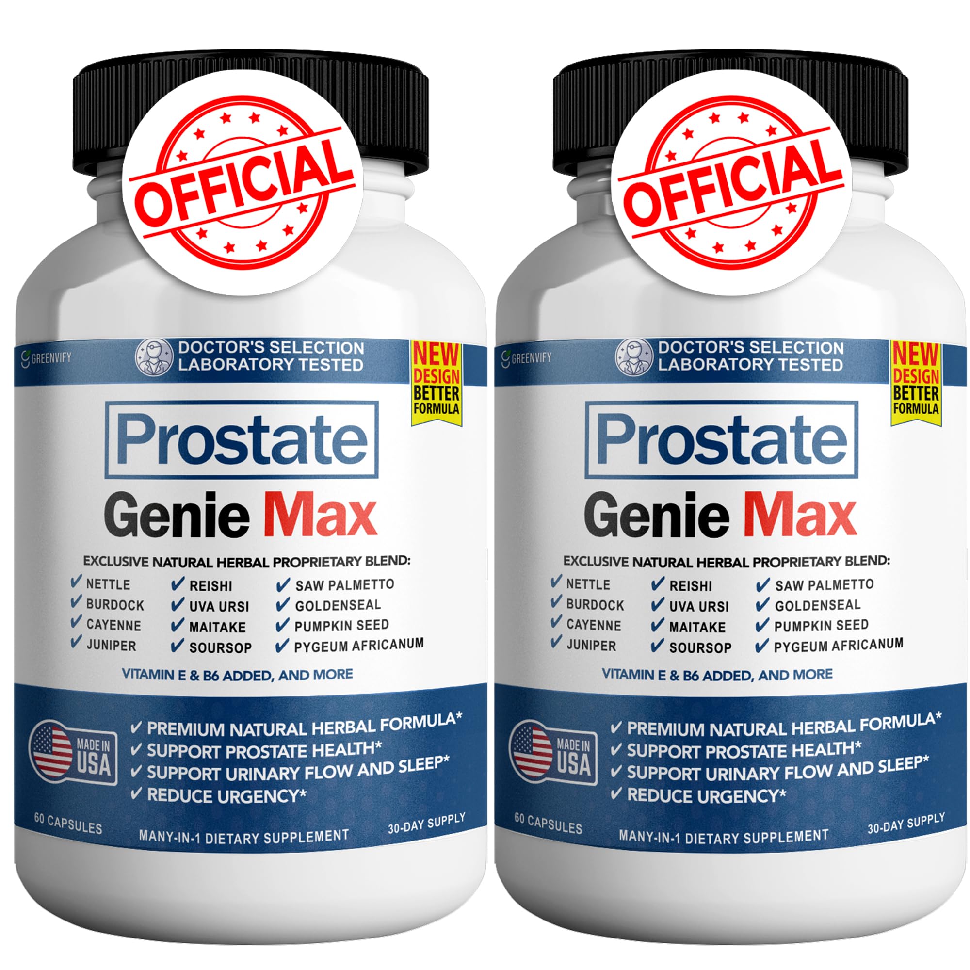 Amazon.com: GREENVIFY Prostate Genie Max - Natural Prostate Support ...