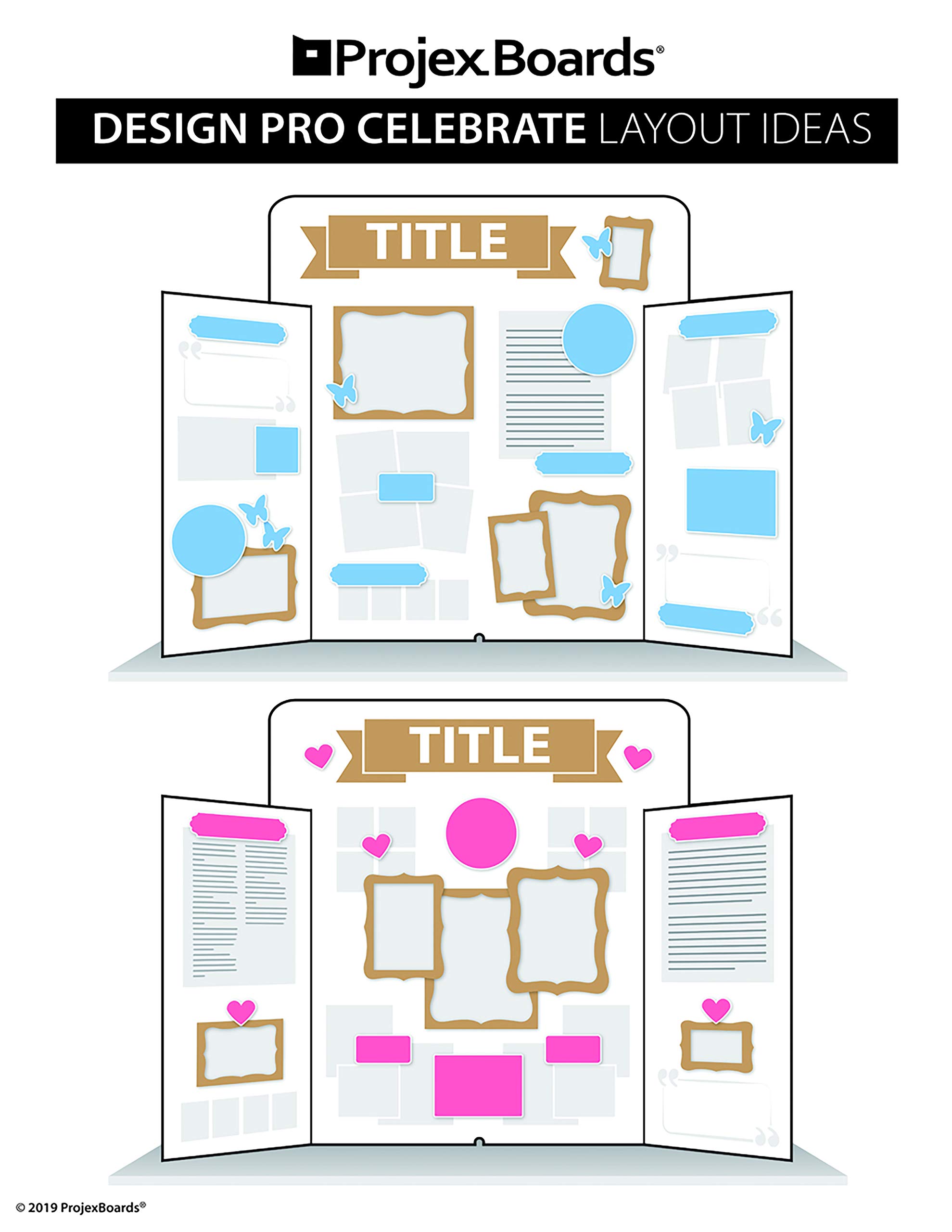 Posterboard Layout Ideas Science Fair Trifold Poster Board